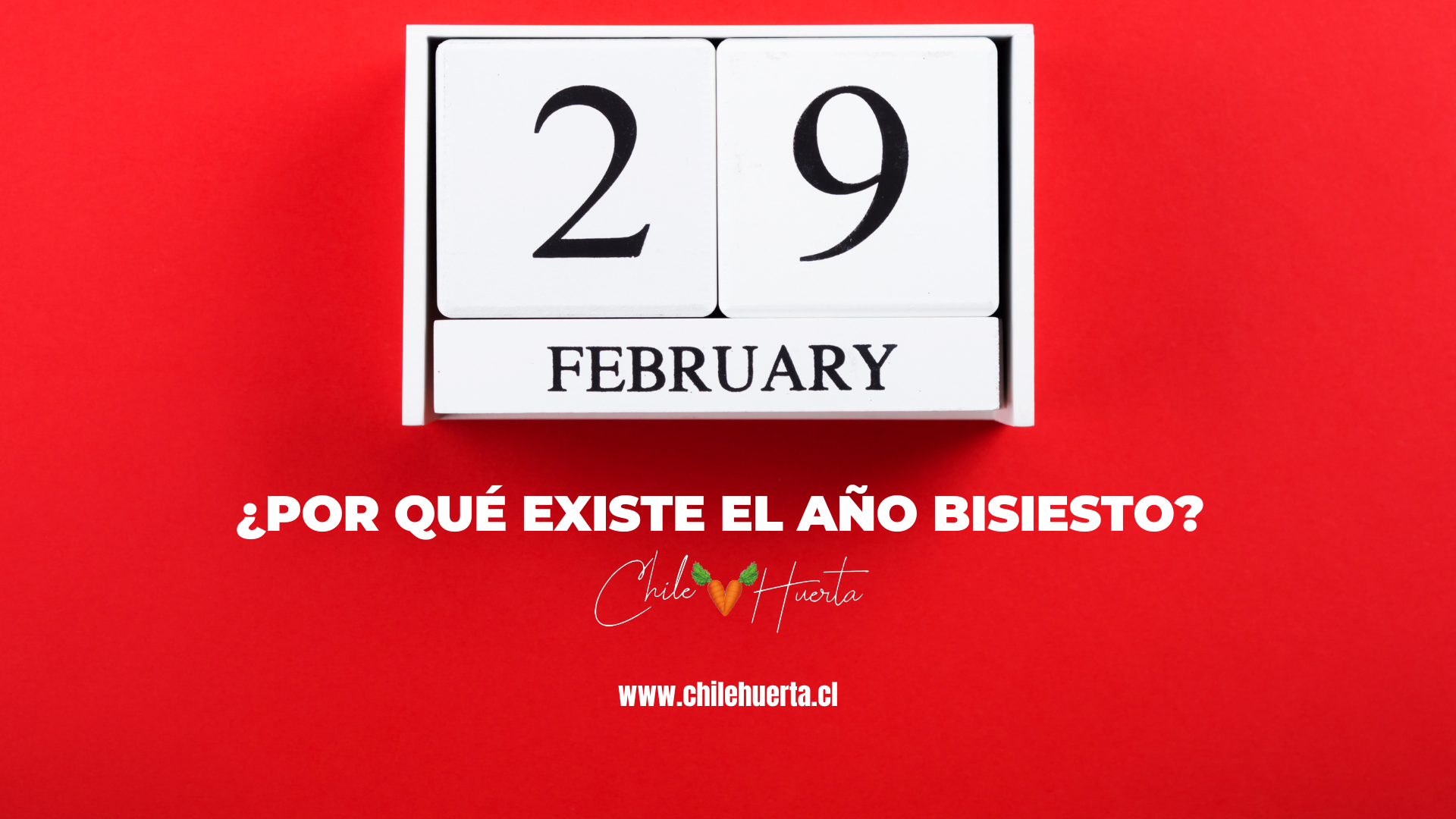 Año Bisiesto - Chile Huerta